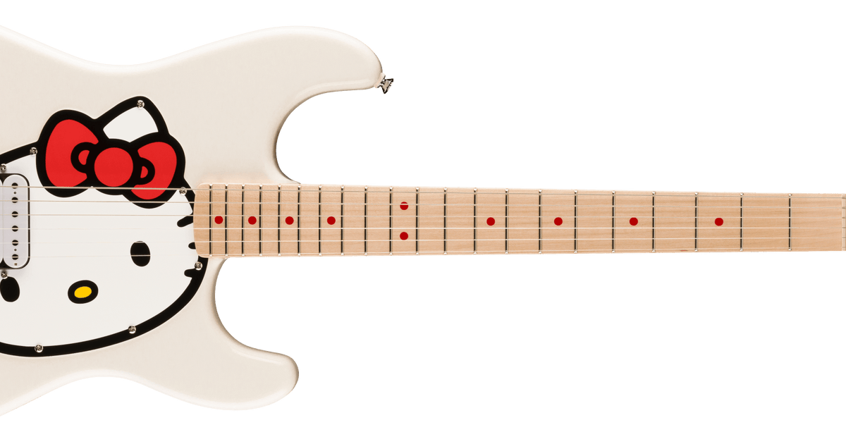 Fender® x Hello Kitty® White Stratocaster®